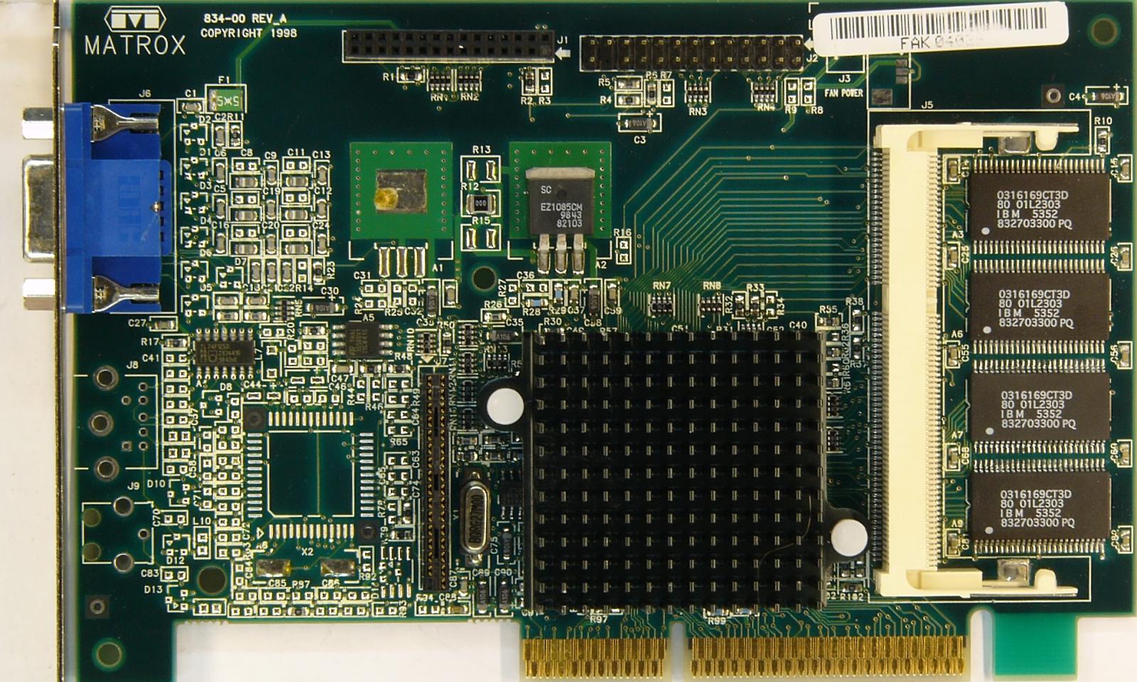 VGA Legacy MKIII - Matrox MGA-G200 (Millennium G200)