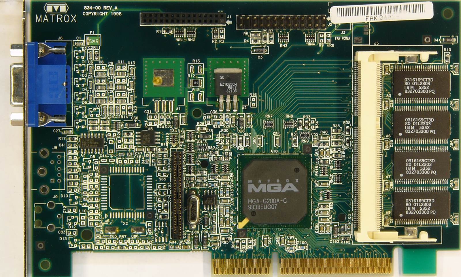VGA Legacy MKIII - Matrox MGA-G200 (Millennium G200)